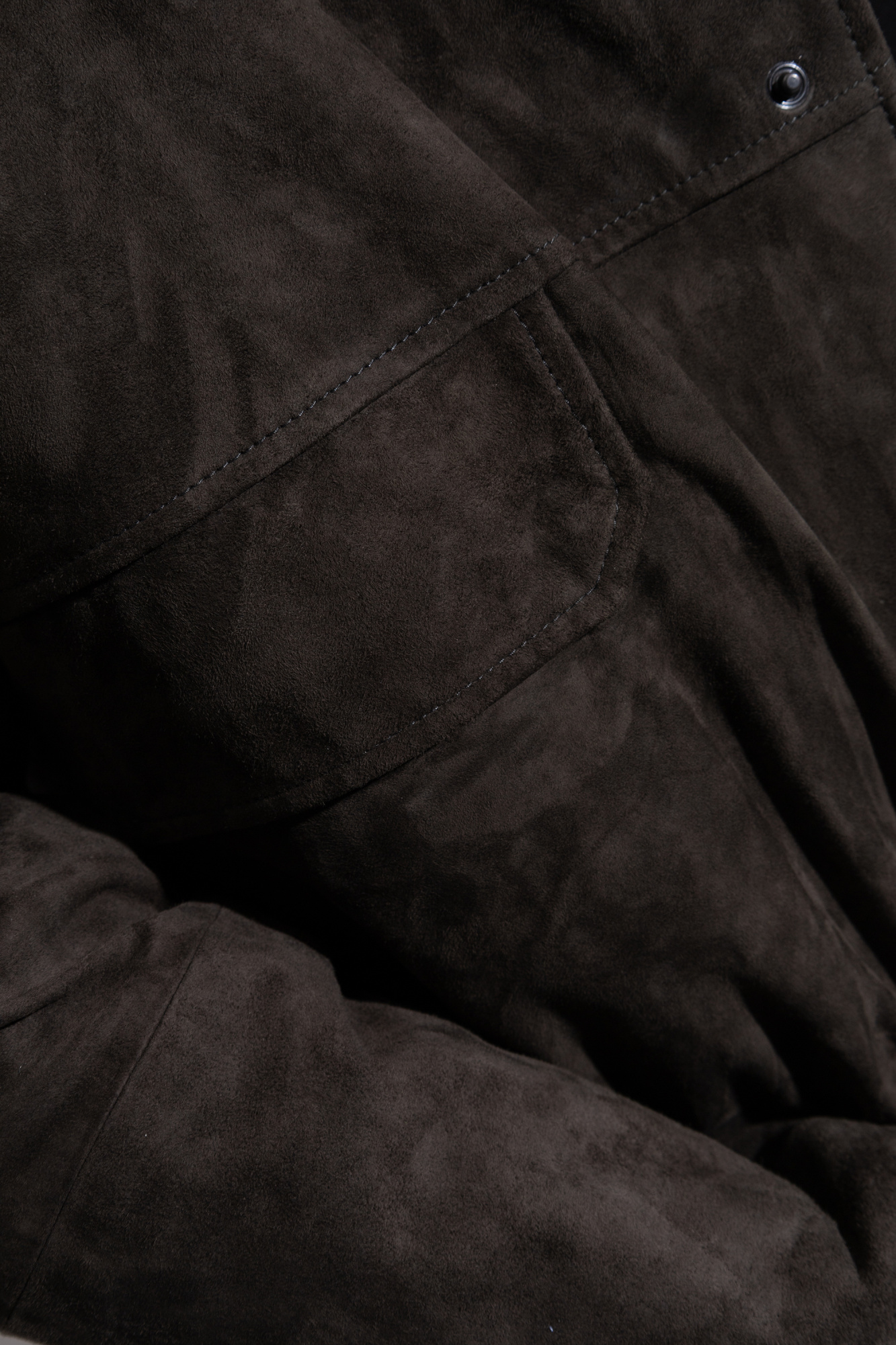 Emporio Armani Suede jacket with stand collar | Men's Emporio Armani Suede jacket with stand collar | Men's